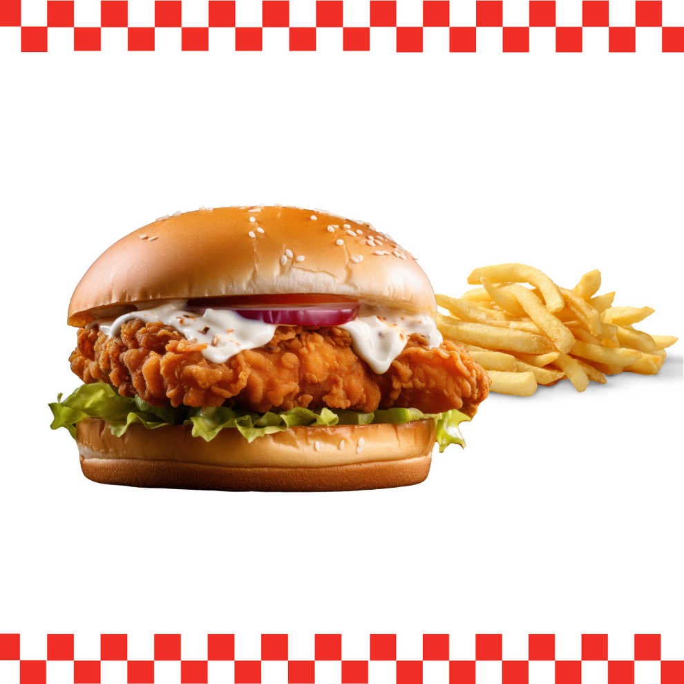Chicken Burger Meal – Grab A Burger
