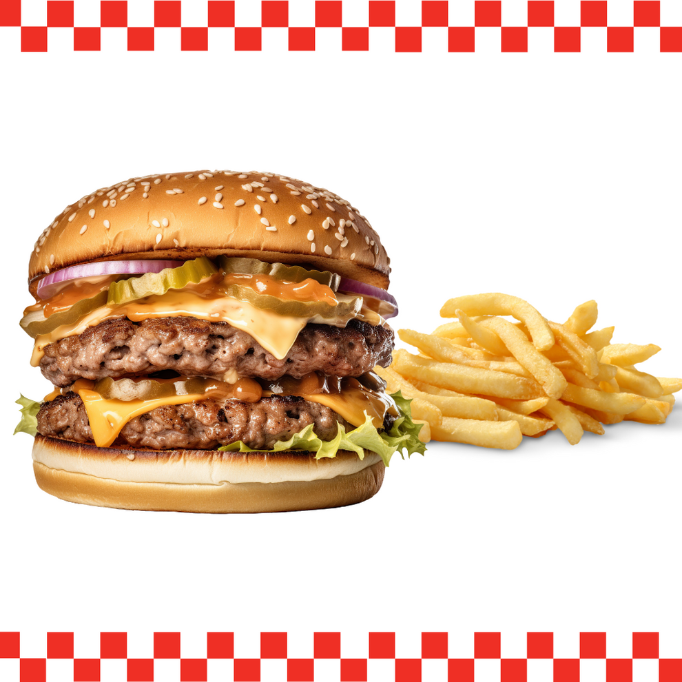 Chili Cheese Burger Meal (Double Patty) – YumBurger